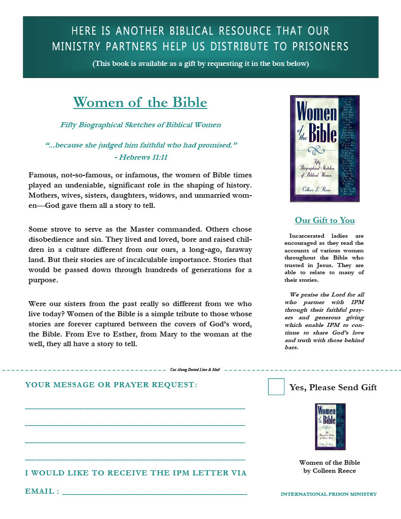 International Prison Ministry | NEWSLETTER